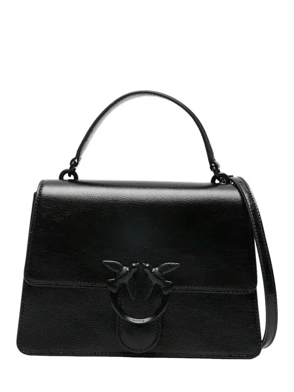 Pinko Love One Logo-plaque Tote - Black