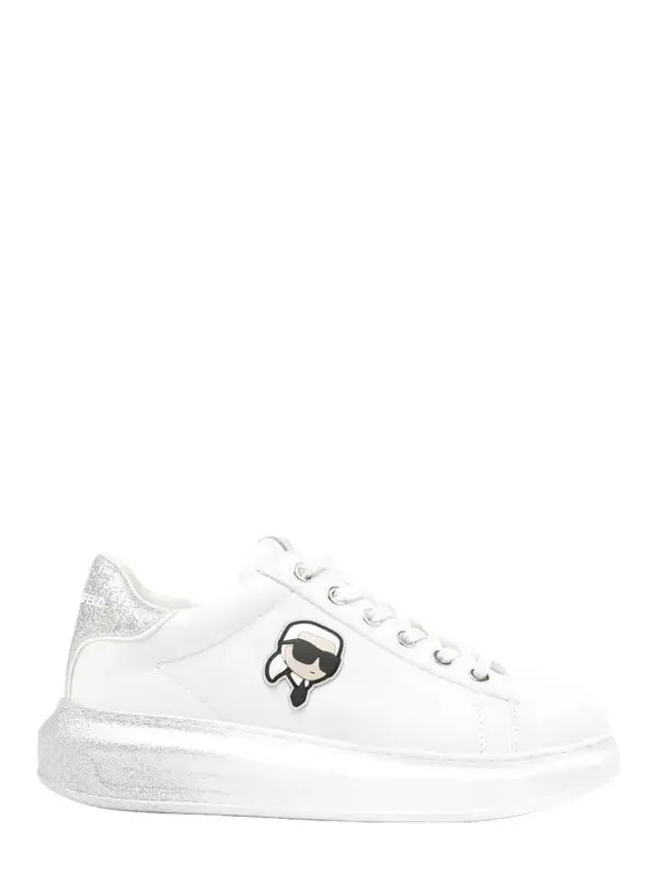 Karl Lagerfeld Kapri Logo-appliqué Sneakers - White