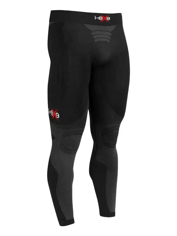 I-EXE Logo-detail Compression Tights - Black