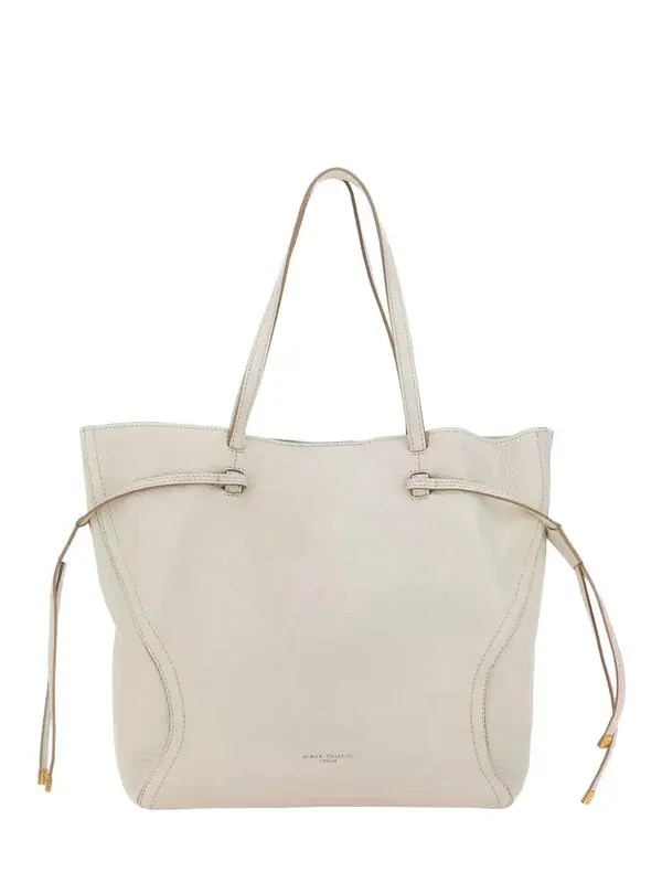 GIANNI CHIARINI Violette Leather Shoulder Bag - Neutrals