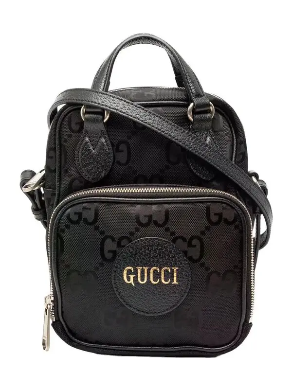 Gucci Gg Nylon Off The Grid Satchel - Black