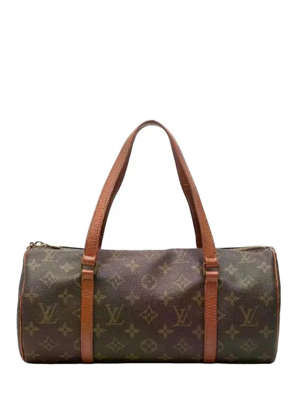 LOUIS VUITTON 1983 Monogram Papillon 30 Handbag - Brown