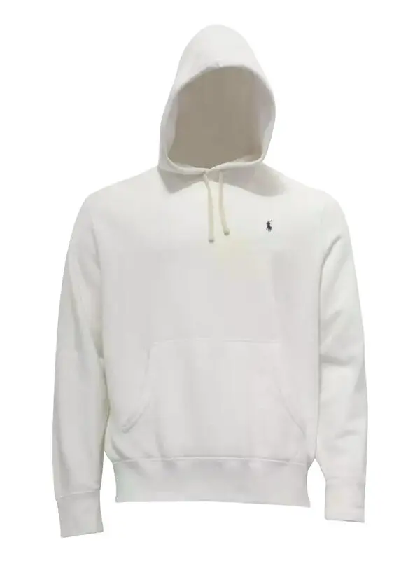 Ralph Lauren Embroidered Logo Hoodie - White