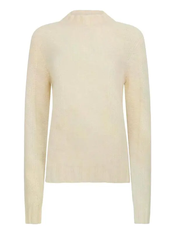 Malo Textured Knit Sweater - Neutrals