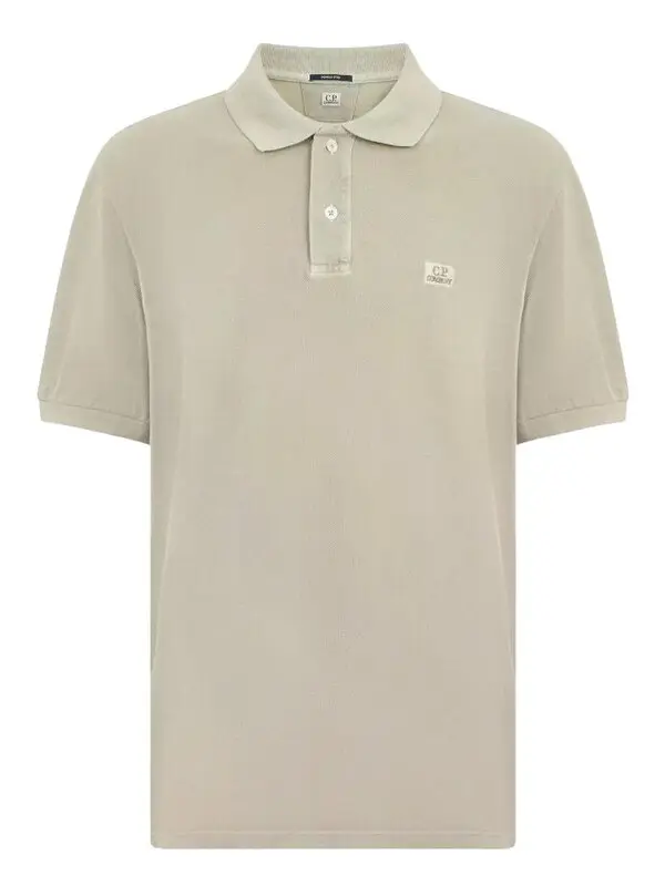 C.P. COMPANY Short-sleeve Polo Shirt - Green