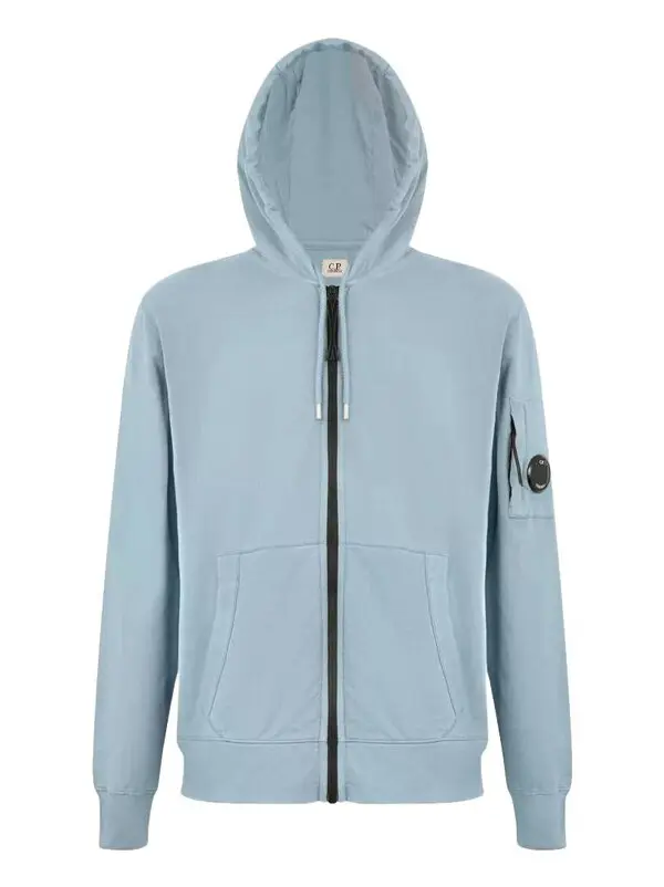 C.P. COMPANY Zip-up Hoodie - Blue
