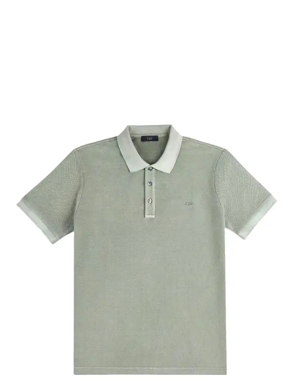 FAY Short-sleeves Polo Shirt - Green