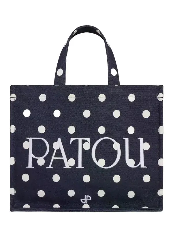 Patou Logo-print Tote Bag - Blue