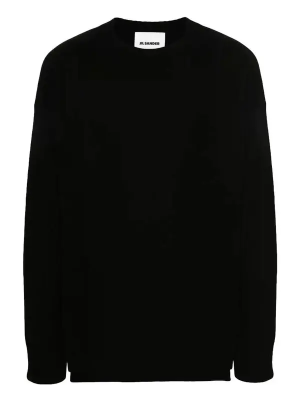 JIL SANDER Crew-neck Sweater - Black