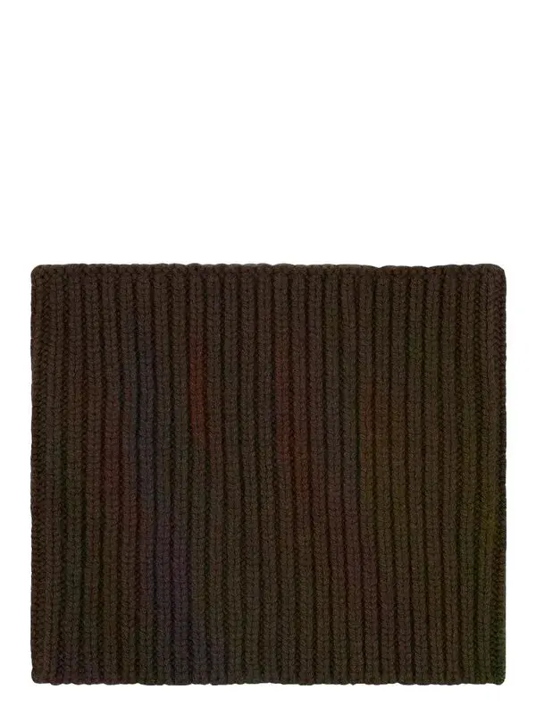 Eric Bompard Ribbed Snood - Brown