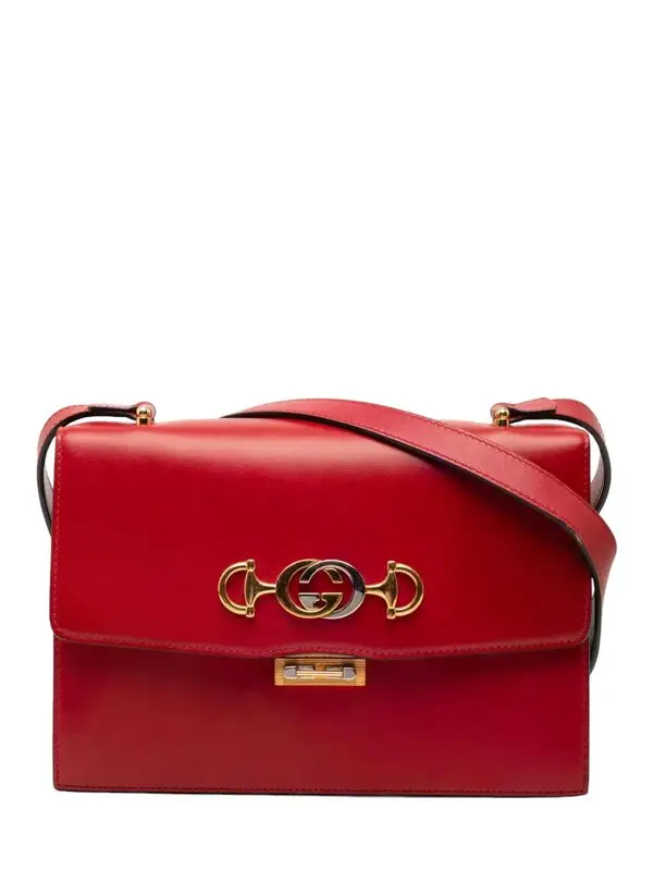 Gucci 2000-2015 Small Zumi Crossbody Bag - Red