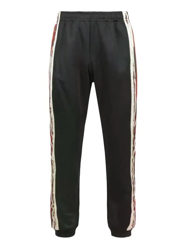 Gucci Jogger Stripe Trousers - Black