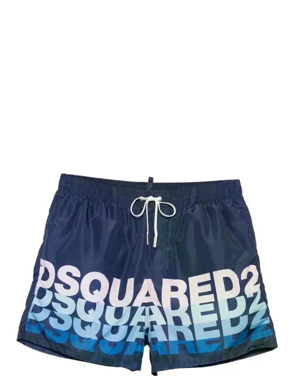 Dsquared2 Logo-print Swim Shorts - Blue
