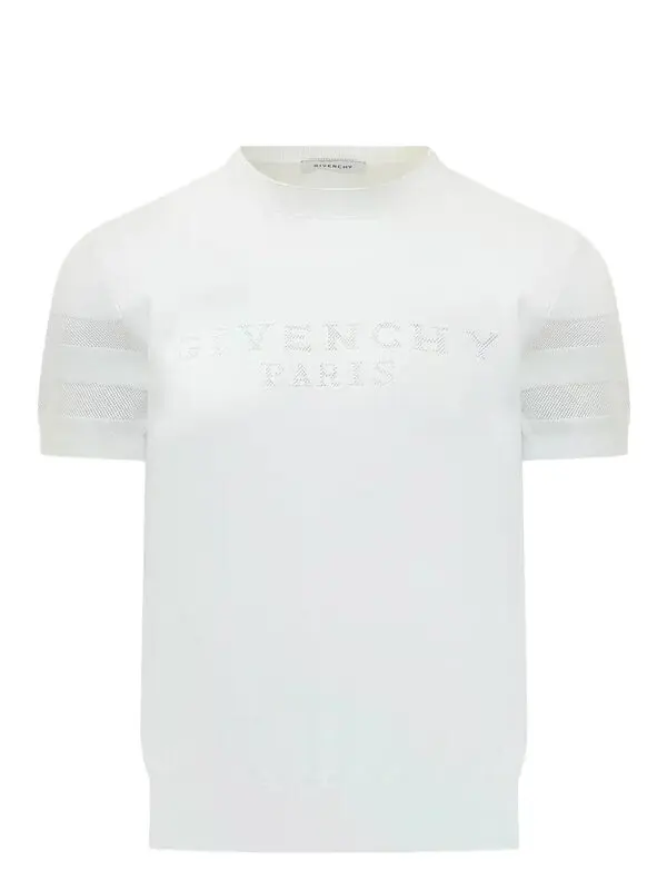 Givenchy Mesh Panel Sweater - White