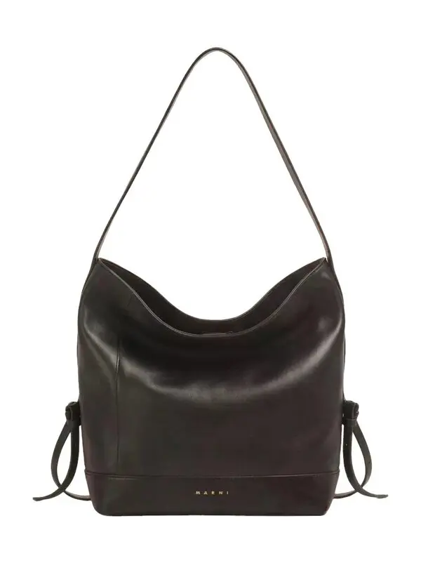 Marni Large Pod 2.0 Split-handle Shoulder Bag - Black
