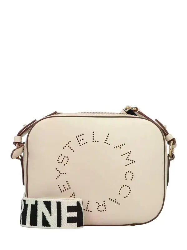Stella McCartney Logo Camera Shoulder Bag - Neutrals