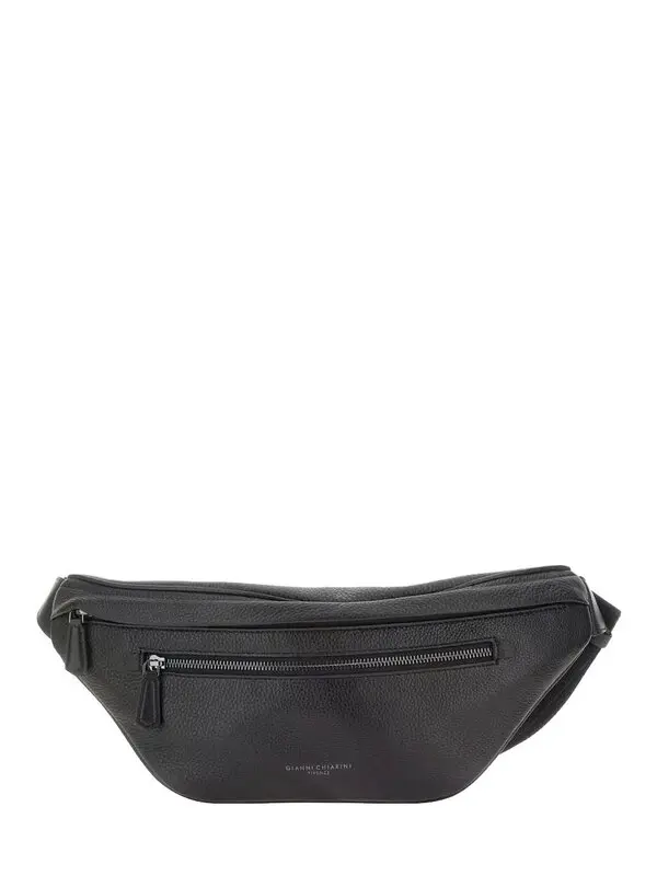 GIANNI CHIARINI Florence Logo-print Belt Bag - Black