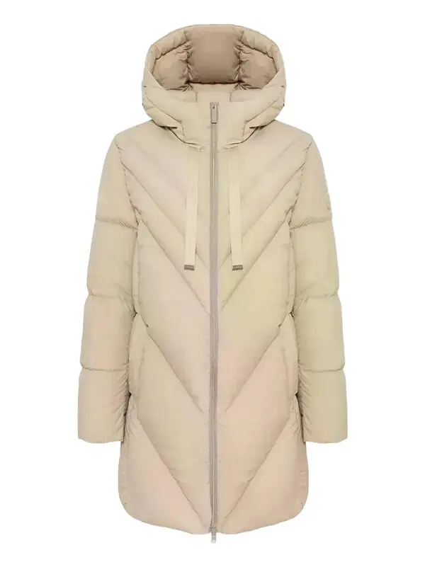 COLMAR Quilted Hooded Coat - Neutrals