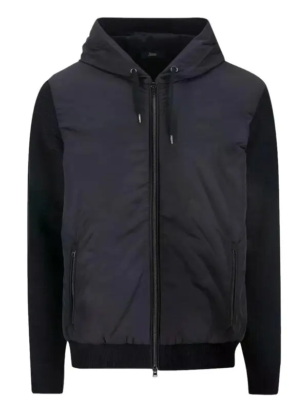 Herno Hooded Zip-up Jacket - Blue