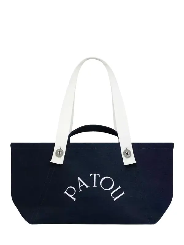 Patou Trapeze Tote Bag - Blue