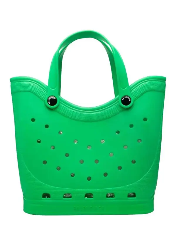 Balenciaga 2022 Crocs Large Tote Bag - Green