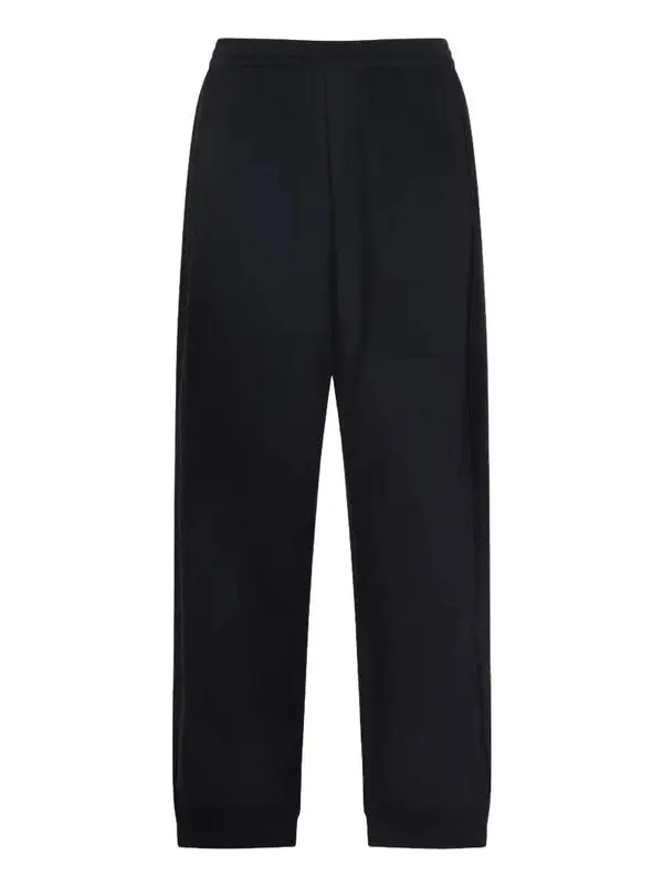 Giorgio Armani Textured Logo Trousers - Black