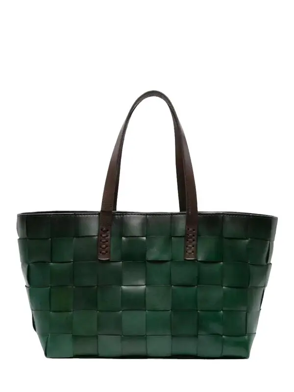 Dragon Diffusion Woven Shoulder Bag - Green
