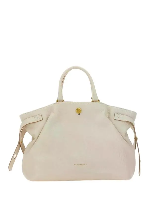 GIANNI CHIARINI Claudette Leather Tote Bag - Neutrals