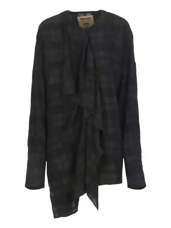 UMA WANG Asymmetric Blouse - Black