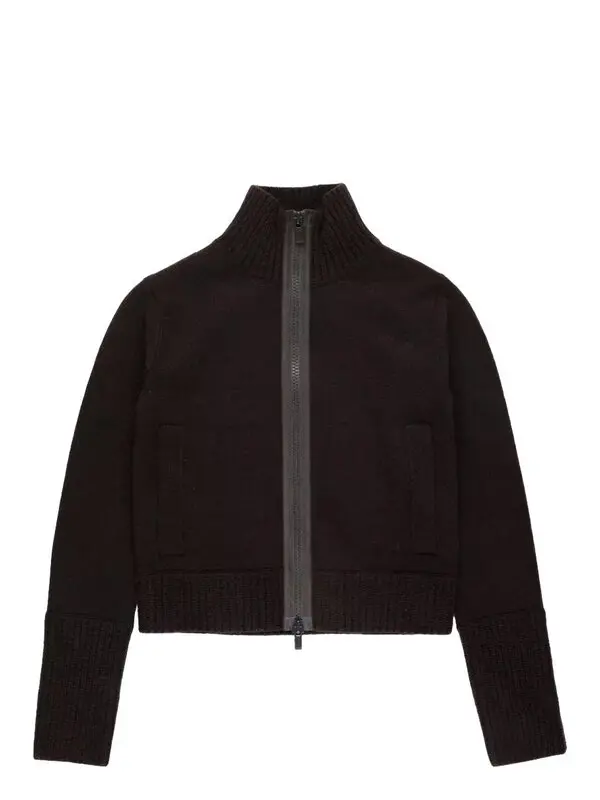 Sacai Wool Cardigan - Brown