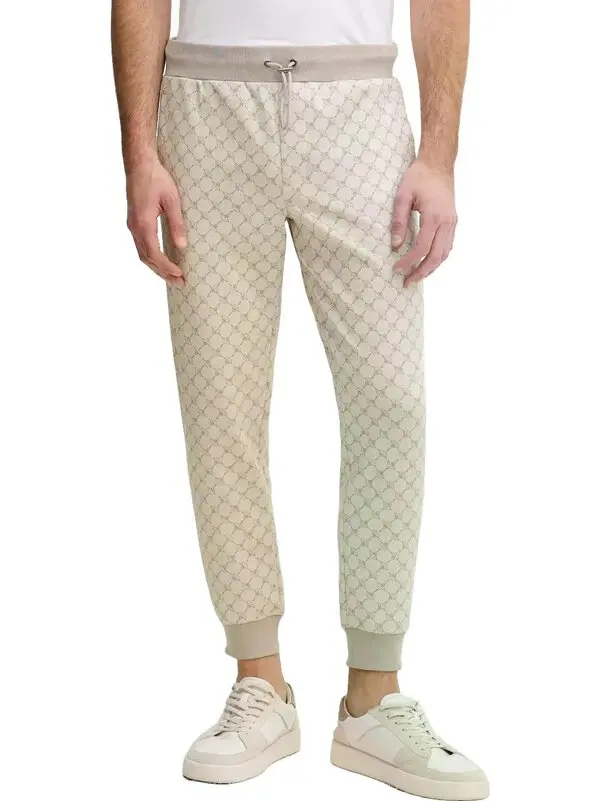 JOOP! Patterned Drawstring Track Pants - Neutrals