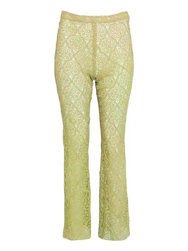 Giambattista Valli Lace Trousers - Green
