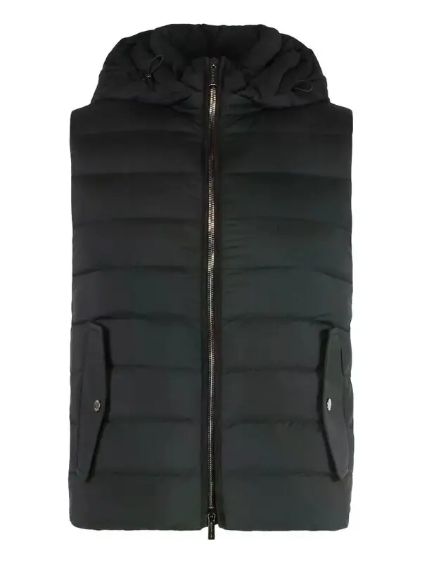 MOORER Padded Gilet - Black