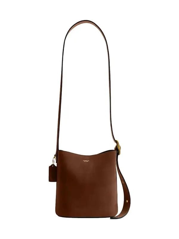 COACH® Bleecker 21 Leather Shoulder Bag - Brown