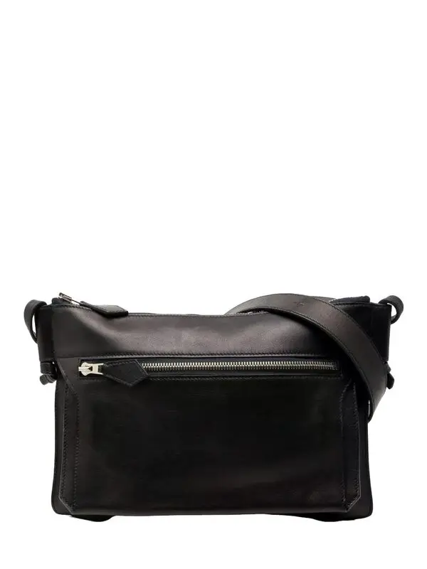 Hermès 2018 Evercolor Ultrapla Gm Crossbody Bag - Black