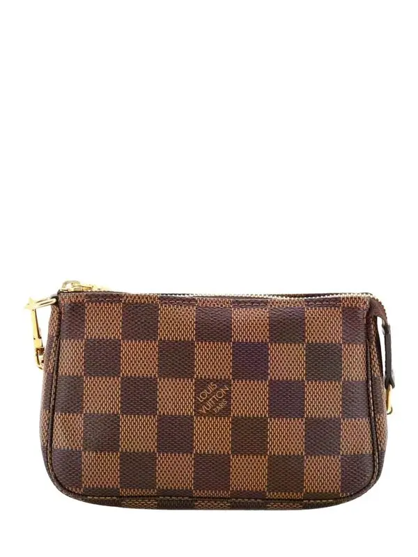 LOUIS VUITTON Pochette Accessoires Damier - Brown