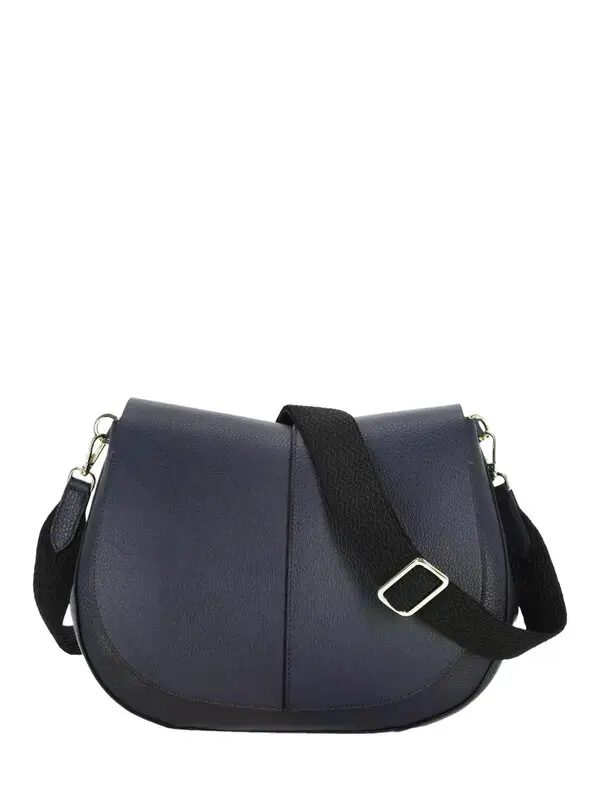 GIANNI CHIARINI Textured-leather Shoulder Bag - Blue
