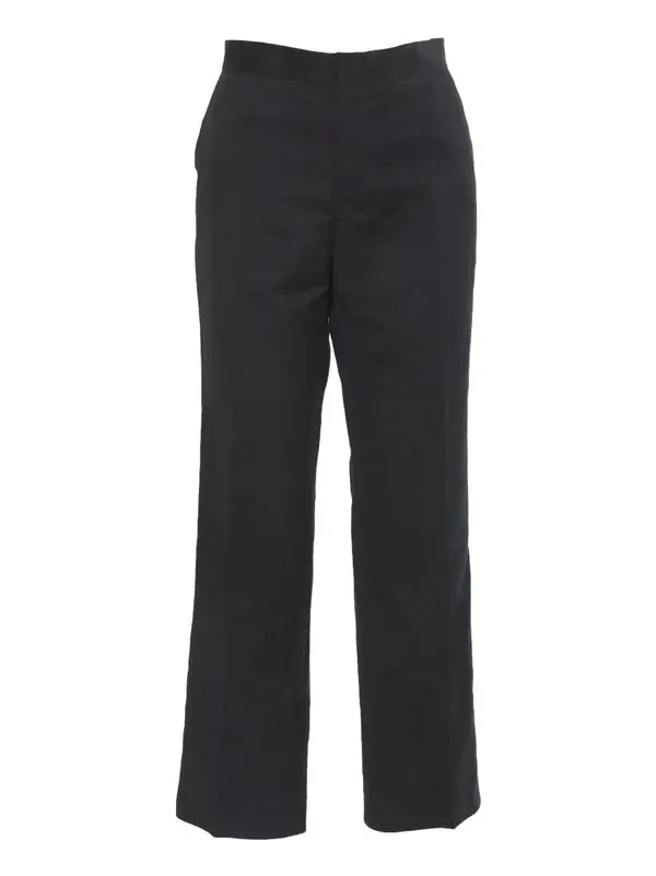 Aspesi Pressed-crease Trousers - Black
