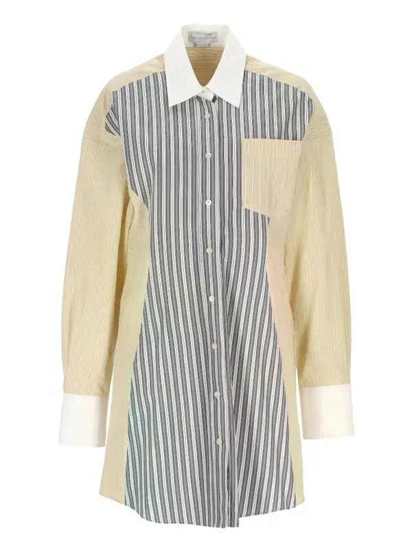 Stella McCartney Striped Shirt Dress - Yellow