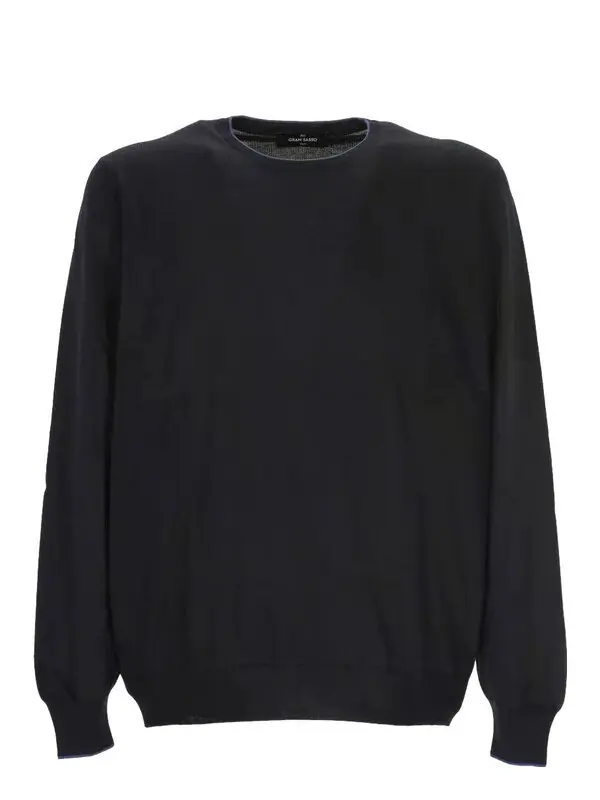 GRAN SASSO Crew-neck Sweater - Black