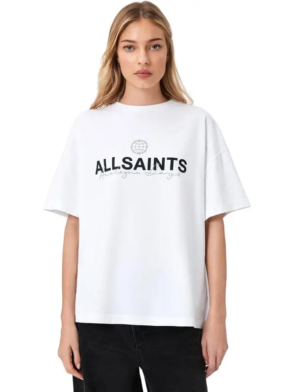 ALLSAINTS Emblem Avri T-shirt - White