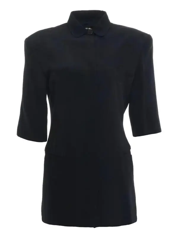 Gianfranco Ferre 1980s Short-sleeve Jacket - Nero
