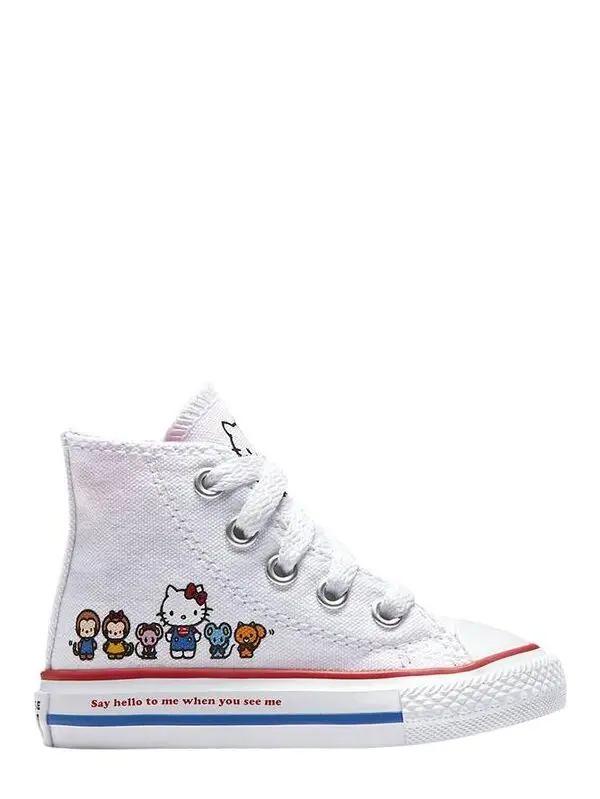 CONVERSE Hello Kitty X Chuck Taylor All Star Canvas High Top Td - White