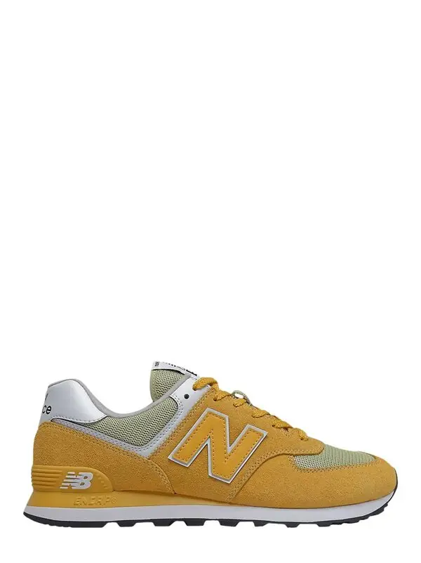 NEW BALANCE 574 Athletic Sneakers - Yellow