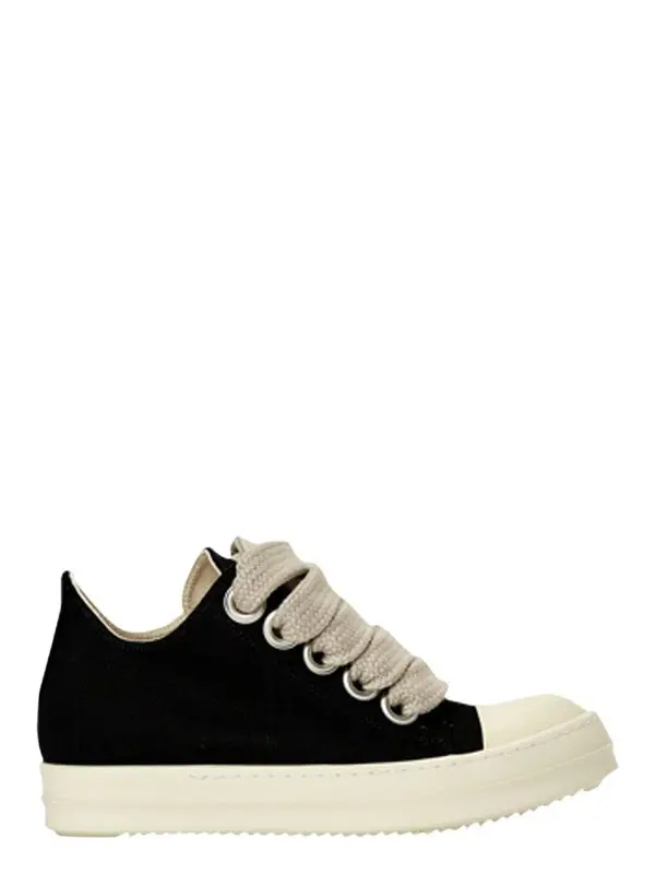 Rick Owens Fogachine Cotton Megalace Low - Black