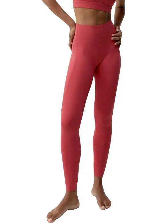 BORN LIVING YOGA Denise Performance High Rise Sport Legging - Goji