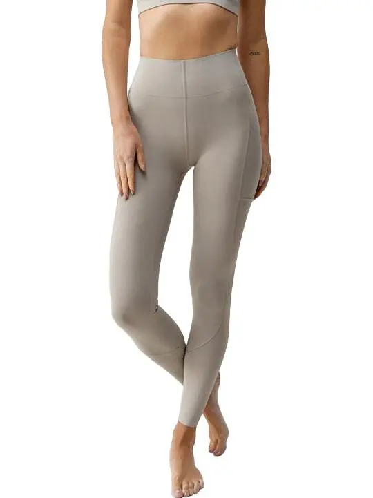 BORN LIVING YOGA Denise Performance High Rise Sport Legging - Grain