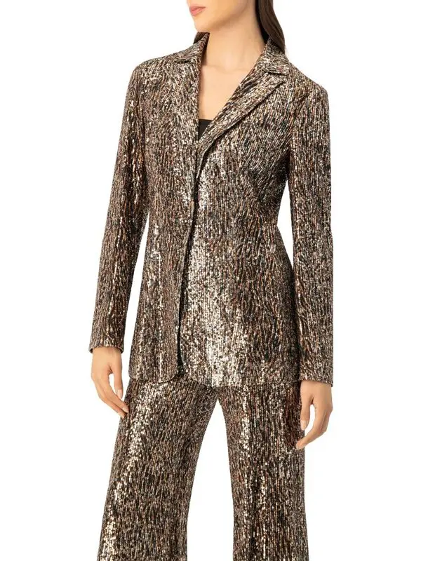 IVONNE Sequin Blazer - Multicolor