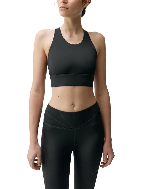 BORN LIVING YOGA Prida High Support Performance Top - Black