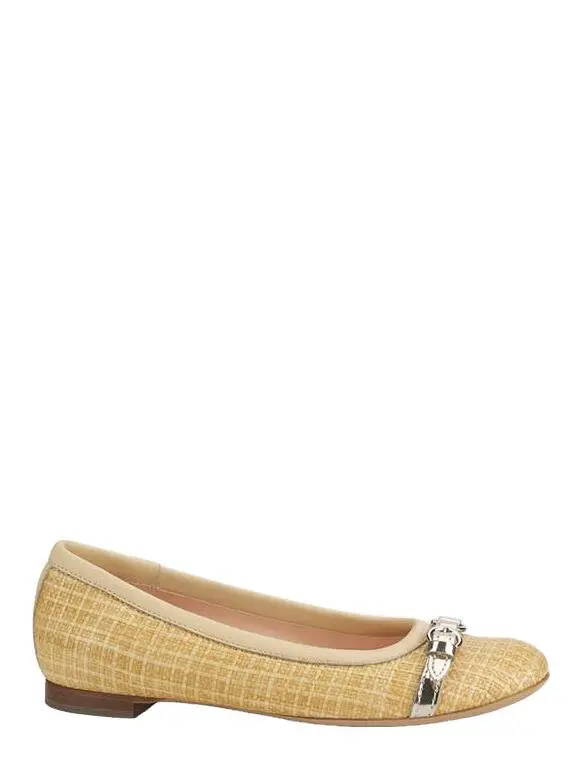 Agl Mae Cap Toe Ballet Flat - Light Beige